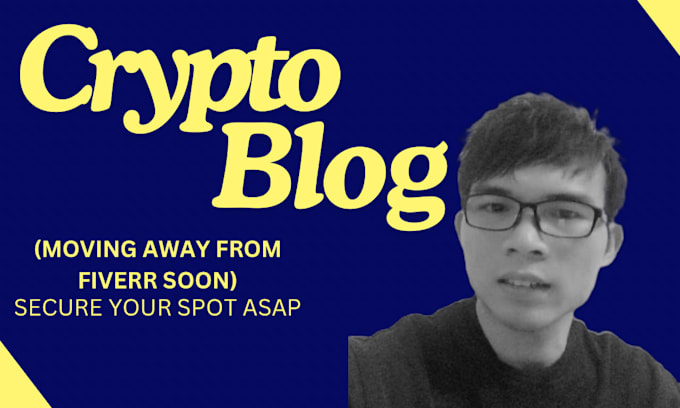 Create crypto or nft blogs by Brodsta123 | Fiverr