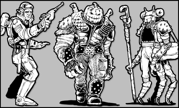 Draw your character in an old school rpg style by Jeshields | Fiverr