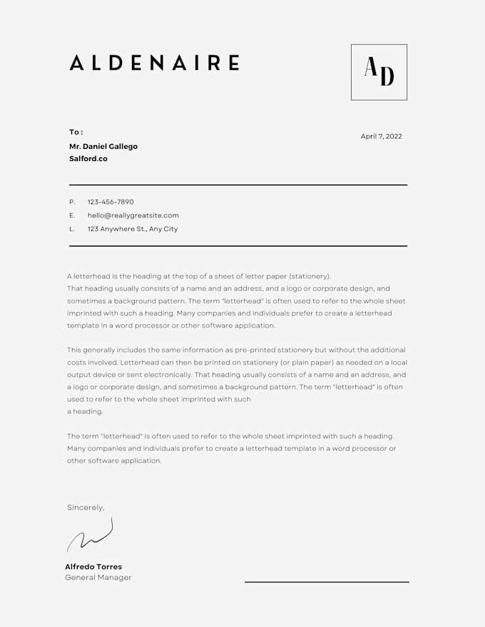 Draft and proof high quality cover letters by Kirstiemichele | Fiverr