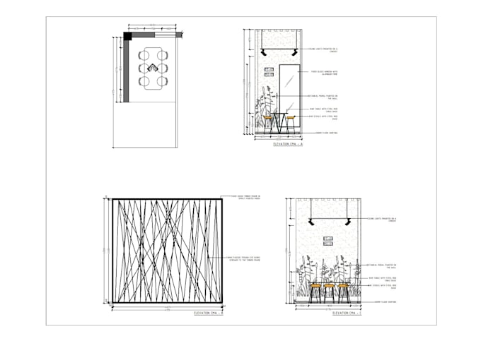 Draw 2d layout plans, elevations and details in autocad by Thanuw | Fiverr