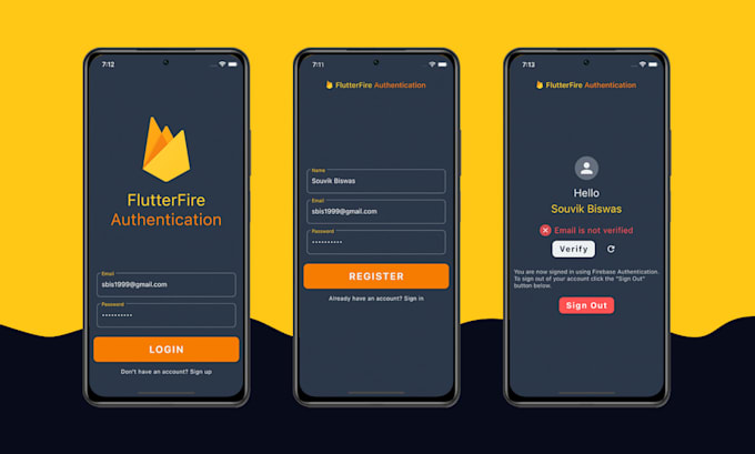 Be Your Flutter Developer Mobile App Development Using Flutter Firebase By Kevalajudiya236 Fiverr