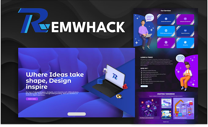 Design and develop custom wordpress, shopify website by Remwhack | Fiverr Design and develop custom wordpress, shopify website by Remwhack | Fiverr