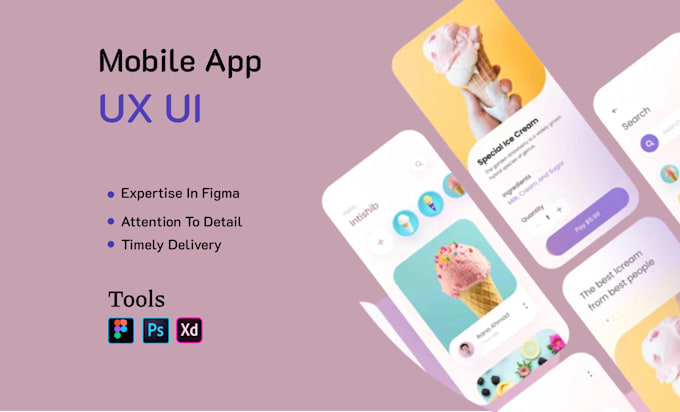 Design a unique and stunning uxui for app on figma by Azizafan | Fiverr