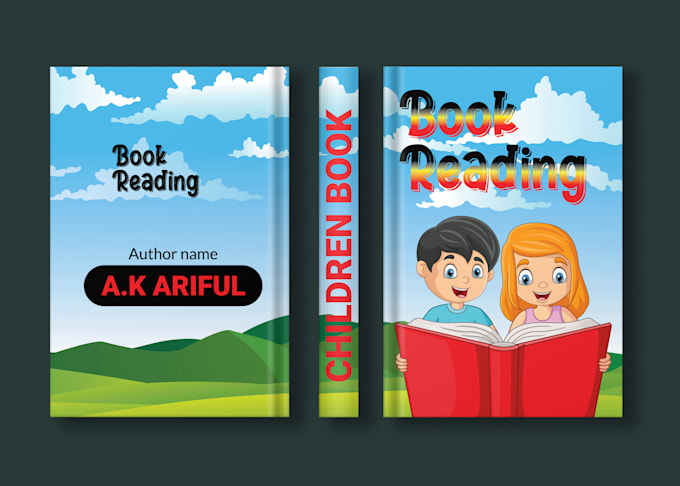 Create kids book cover illustrations and children book covers design by ...