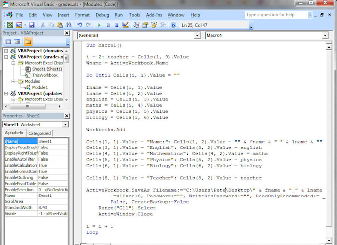 Create or modify existing excel spreadsheets or vba macros by Ben ... Create or modify existing excel spreadsheets or vba macros by Ben ...