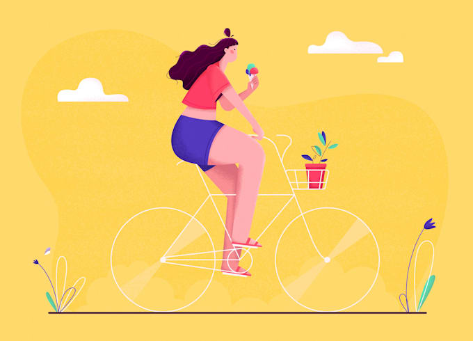 Create minimal vector illustrations in a flat style by Mlv_art | Fiverr