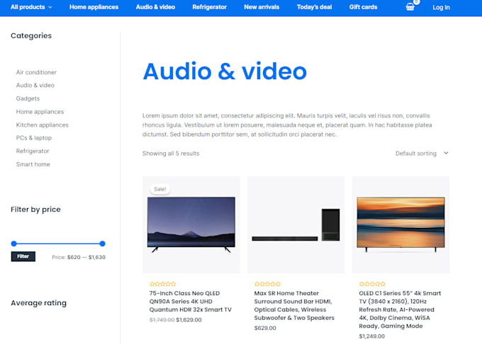 Build professional estore website and give tutorial, eshop, ecommerce
