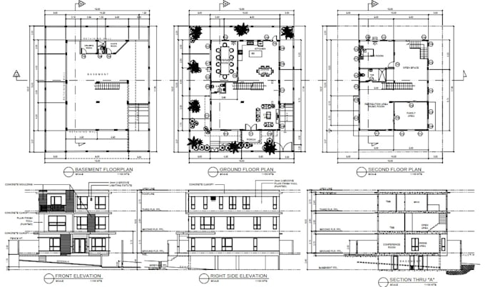 Create 2d architectural drawings in autocad by Anne_isabela | Fiverr