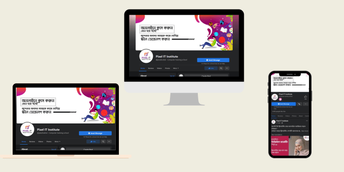 Facebook business page setup , banner , and cover design by ...