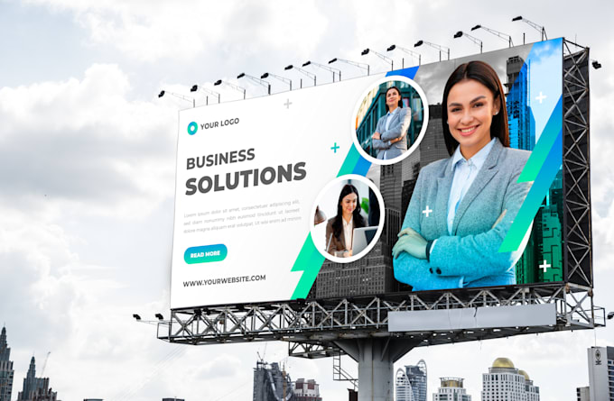 Design print ready signage, billboard, signboard, and banner by Masood ...