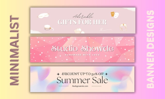 Create you custom banner design for website or youtube by ...
