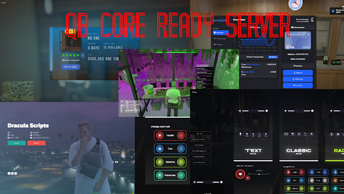 Provide ready qbcore no pixel premium server by Kiki_dev_ | Fiverr