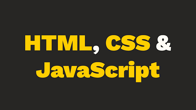Help you make small html, css, js clg or unvrsty tasks by Najmiter | Fiverr