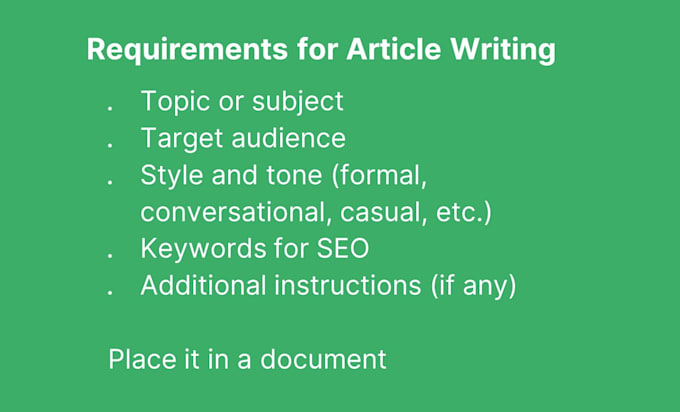 Write 1000 word article for blogs in 1 hour by Loweefigs | Fiverr
