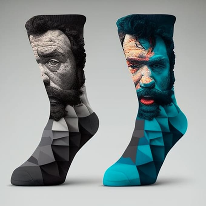 Draw unique socks design for your brand for you by Idasowe00 | Fiverr