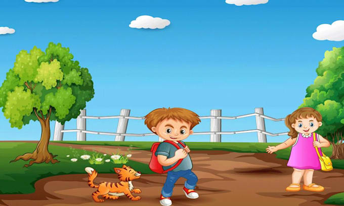 Do your high resolution children story book illustration by Rubayel769 ...
