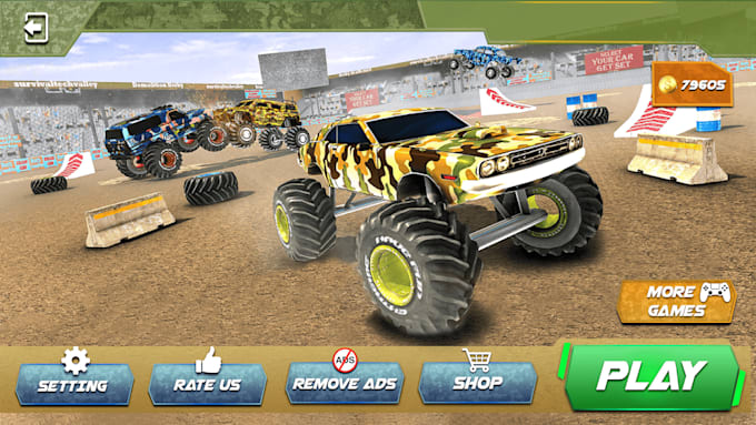 Design stunning , unique game ui for pc and mobile by Zubaidaajmal | Fiverr