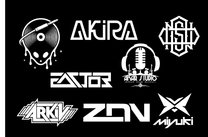 Do dj, edm, artist, band, wordmark and music logo by Abiha934 | Fiverr