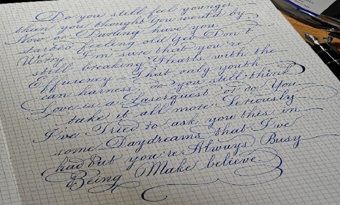 Write your documents in my beautiful and cursive handwriting by ...