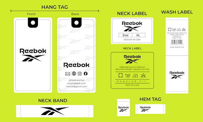 Design unique clothing label, hang tag or clothing tags by Bishnubhusal ...