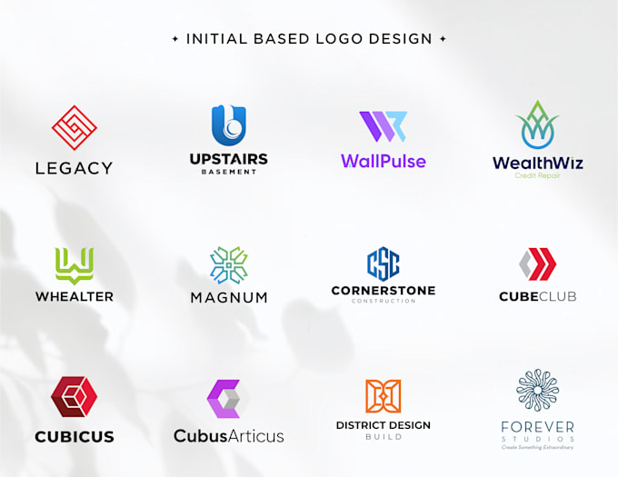 Design initial letter based logo by Siphiliz | Fiverr