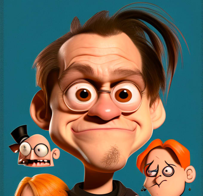 Make cartoons caricature unique from your photo by Kolingmansa | Fiverr