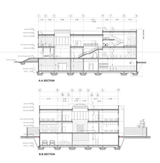 Draw autocad floor plan, elevations and sections by Ary_arkhitekton ...