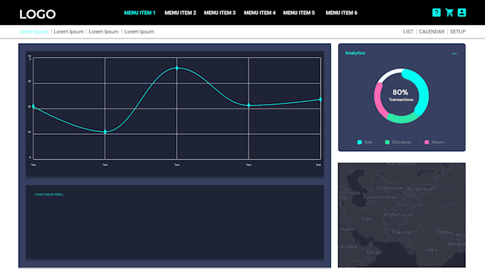 Create unique and modern responsive dashboard design by Mirceska | Fiverr