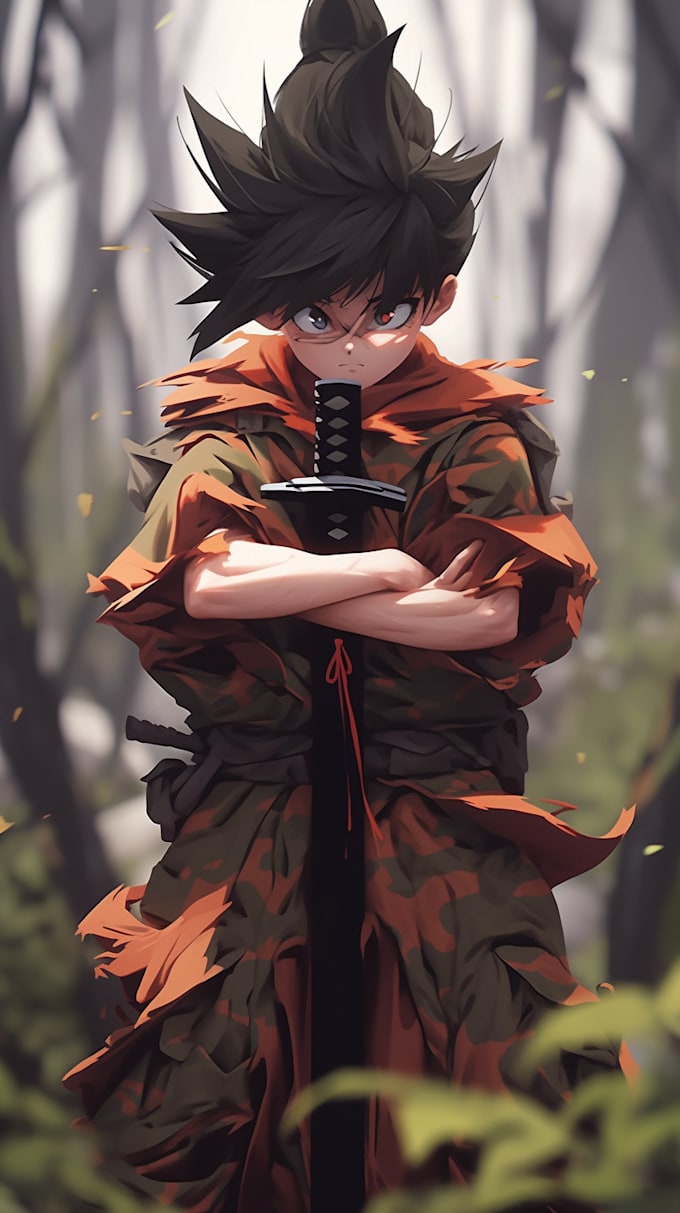 Create character art illustration using ai this include concept art and ...