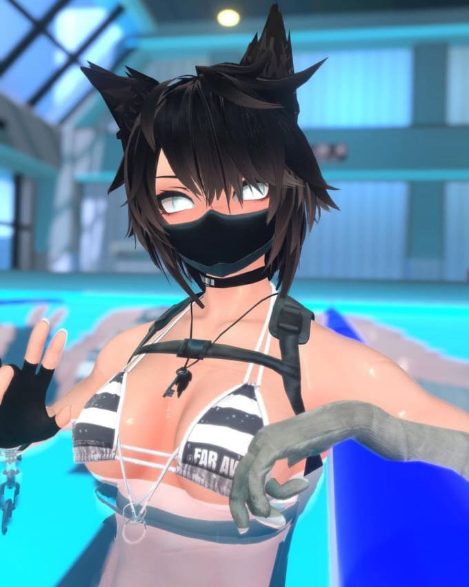 Create Custom Vrchat Avatar Nsfw Furry Vr Chat Vroid Vtuber Vr Chat Avatar Vrc By Lucasadylan