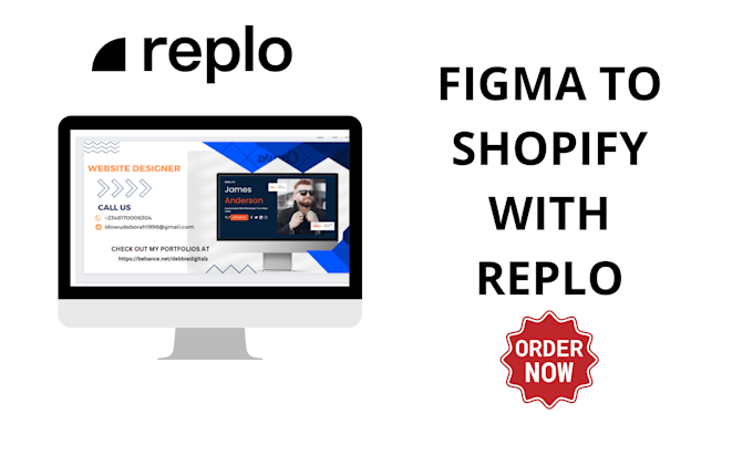 Convert your figma to shopify by using replo app by Daniellafr93 | Fiverr