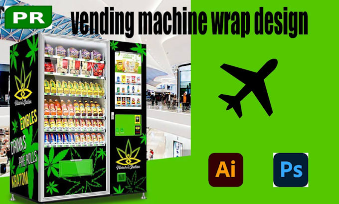 Creative vending machine wrap trade show booth window by ...