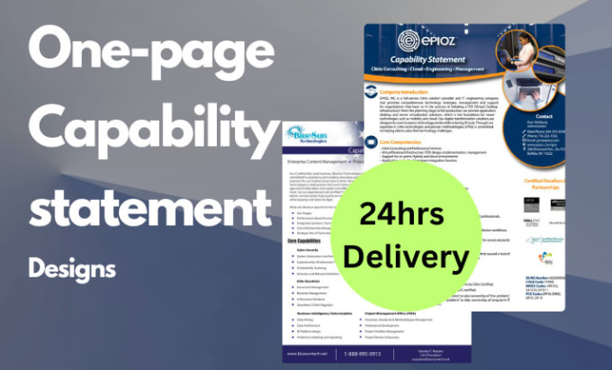 Create professional one pager, flyer or brochure for your business by ...