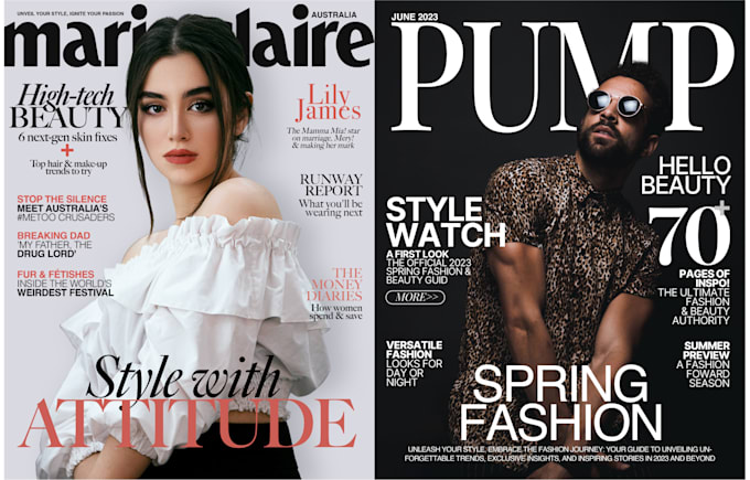 Design professional eye catchy magazine cover and layout by Blitzmark ...