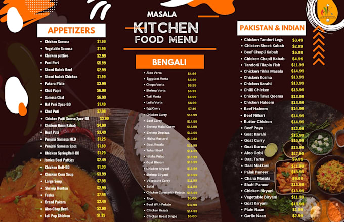 Design professional restaurant menu design and digital menu design eye ...