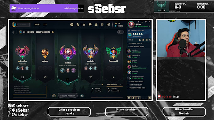 Design custom stream overlay, panels, screens, and logo by Franguzman0 ...