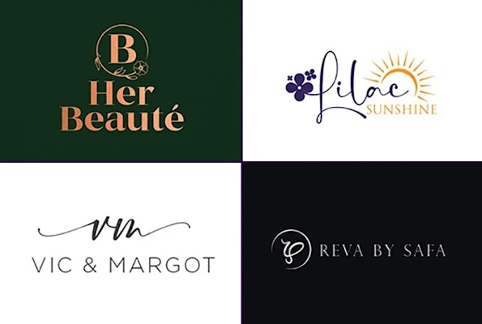 Make minimalist modern luxury cosmetic beauty logo design by Luz_lehman ...