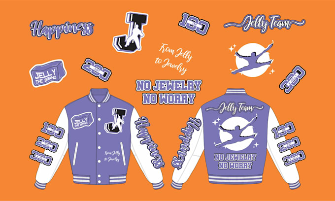 Design of streetwear varsity jacket, letterman and clothing by ...
