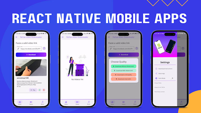 Create or fix a react native mobile app by Omar_sarfraz | Fiverr