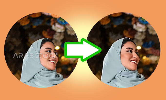 Remove the watermark and enhance the quality to 4k of your picture by ...