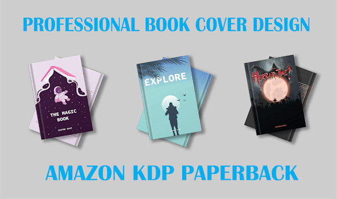 Do professional book cover design or ebook cover design for amazon kdp ...