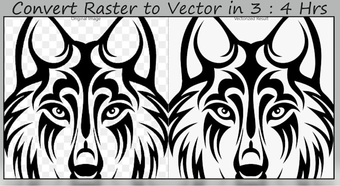 Convert your sketch, raster logo or image to vector by Ahmedsayed1111 ...