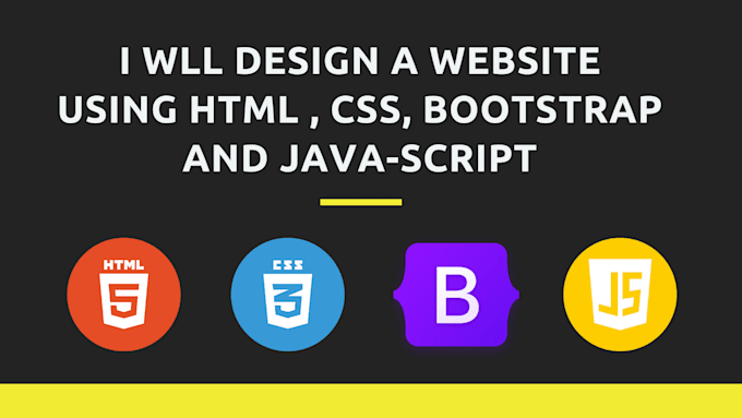 Design and develop website using html css bootstrap and js by ... Design and develop website using html css bootstrap and js by ...