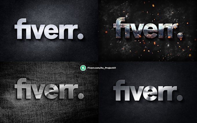 Replicate your logo design with realistic metal silver by As_project01 ...