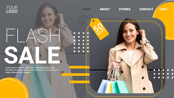 Create a captivating hero image and banner image for your ecommerce ...