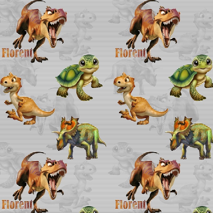 Do make aop kids pattern design for you by Masudrann | Fiverr