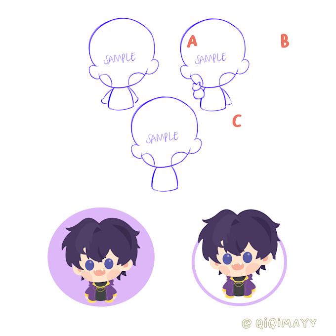 Do vector chibi icon by Qiqimayy | Fiverr