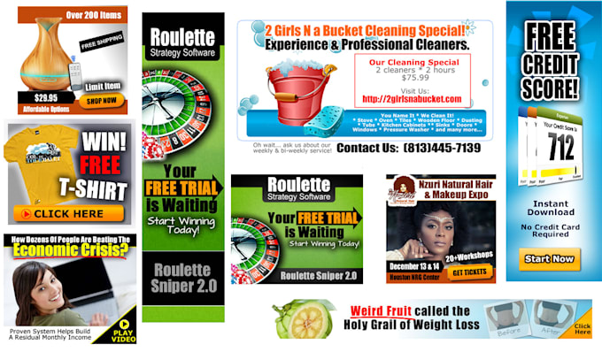 Html5 design banner for adroll by Graphicadcopy | Fiverr