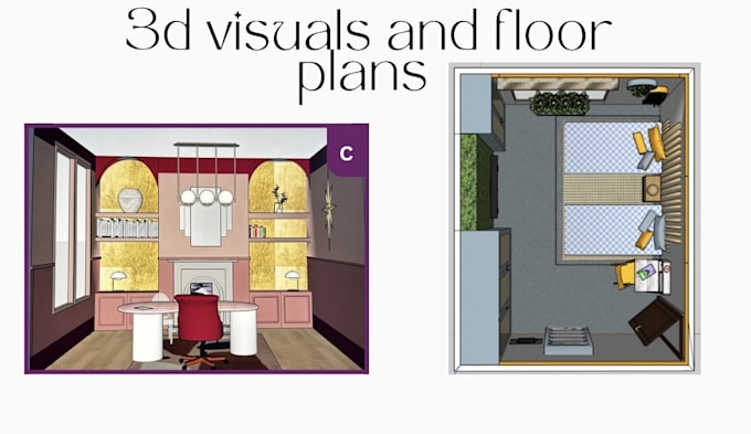 Create beautiful mood boards and 3d plans by Catherinemaginn | Fiverr
