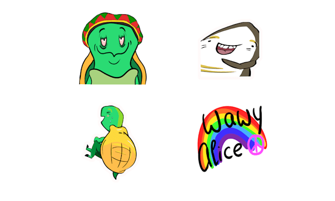 Create a sticker pack by Wavy_person | Fiverr